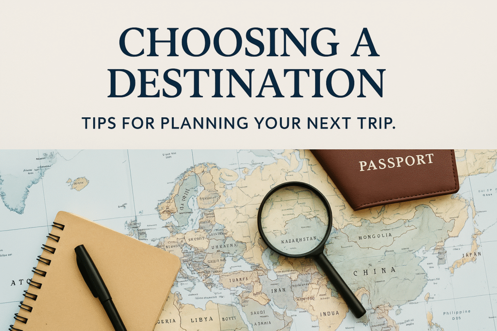 Choosing a Destination: The First Step Toward an Unforgettable Trip ...
